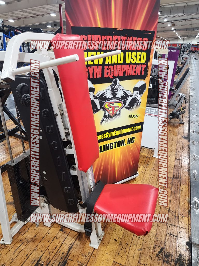 Nautilus chain driven shoulder press! Old school awesome piece ...