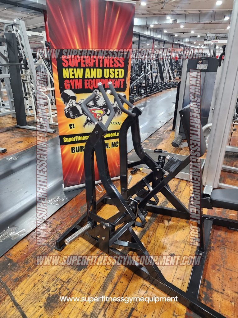 Iso row plate load Back Row Black on black - Superfitness Gym Equipment