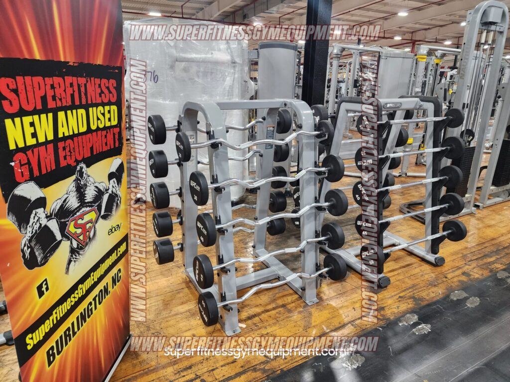 Urethane ez curls and straight bar sets! Racks included - Superfitness ...