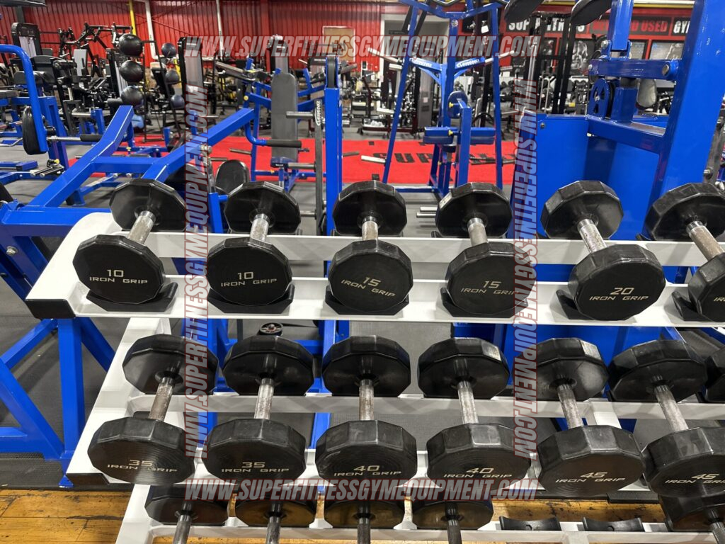 10-80 Iron Grip Dumbbells - Superfitness Gym Equipment