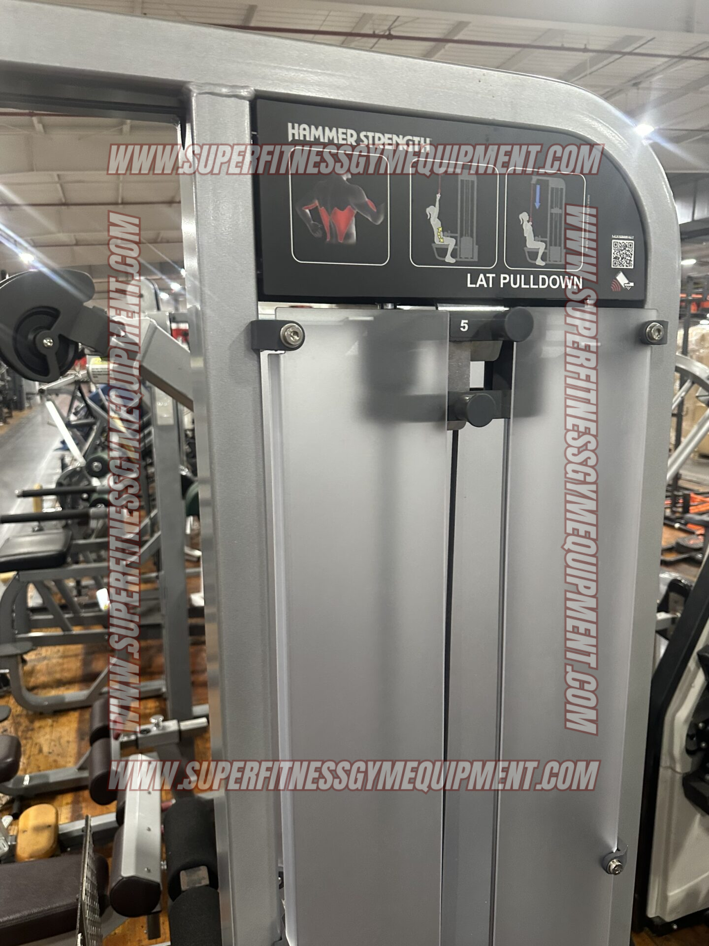 Brand New Hammer Strength Lat Pulldown - Superfitness Gym Equipment