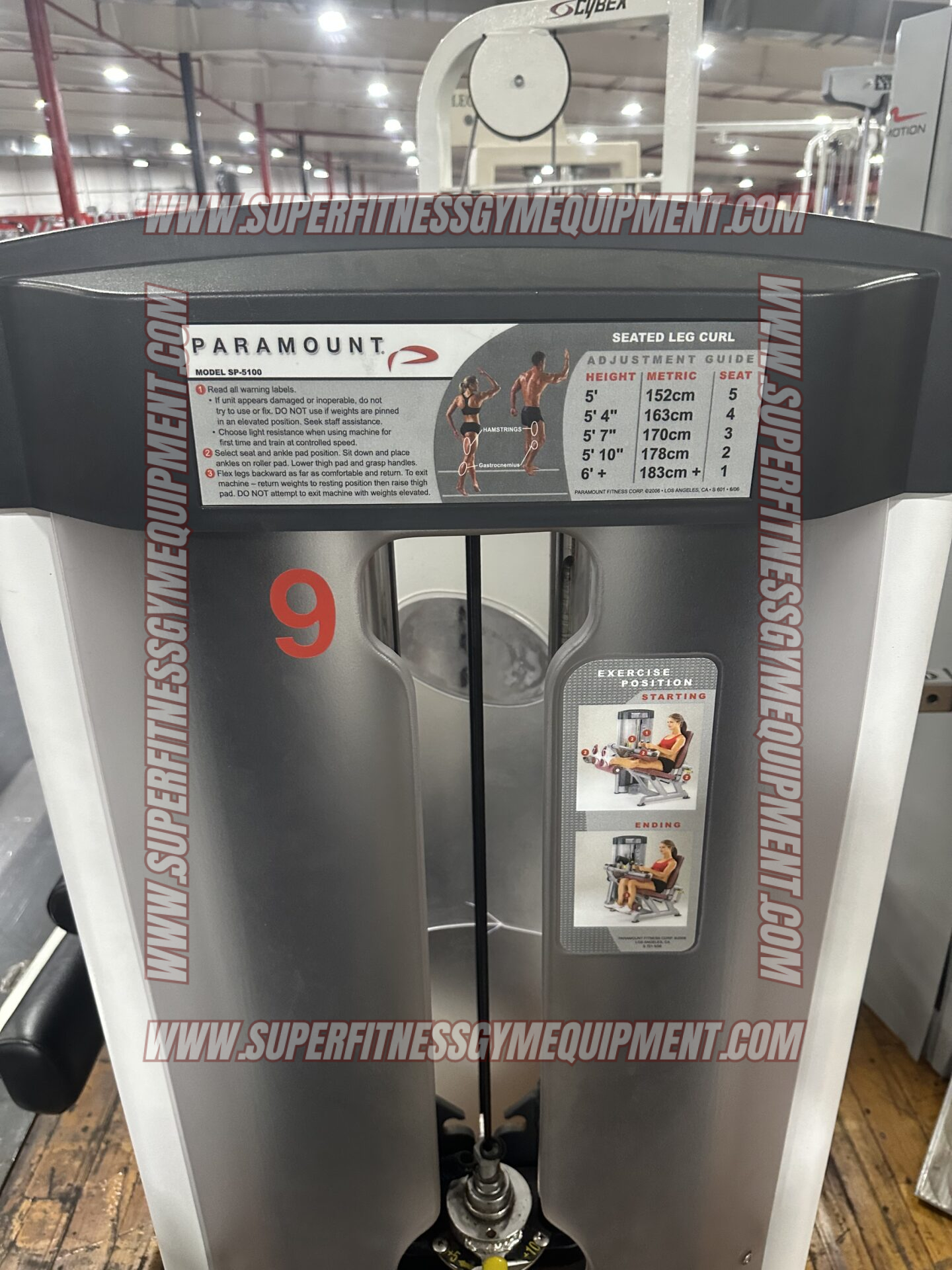 Paramount Seated Leg Curl - Superfitness Gym Equipment