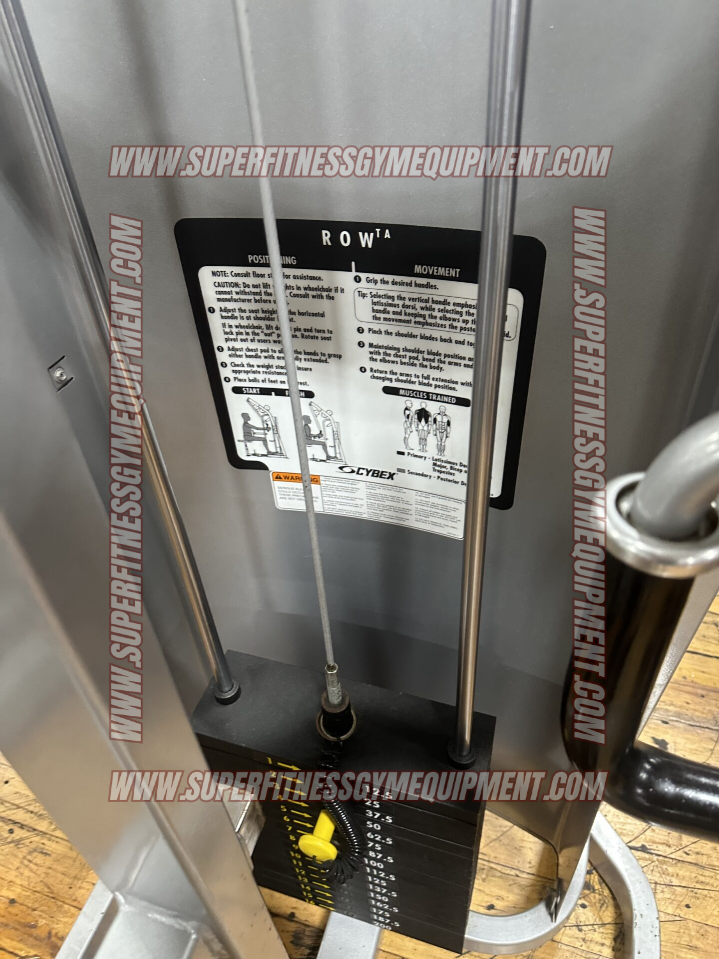 Cybex Back Row - Superfitness Gym Equipment