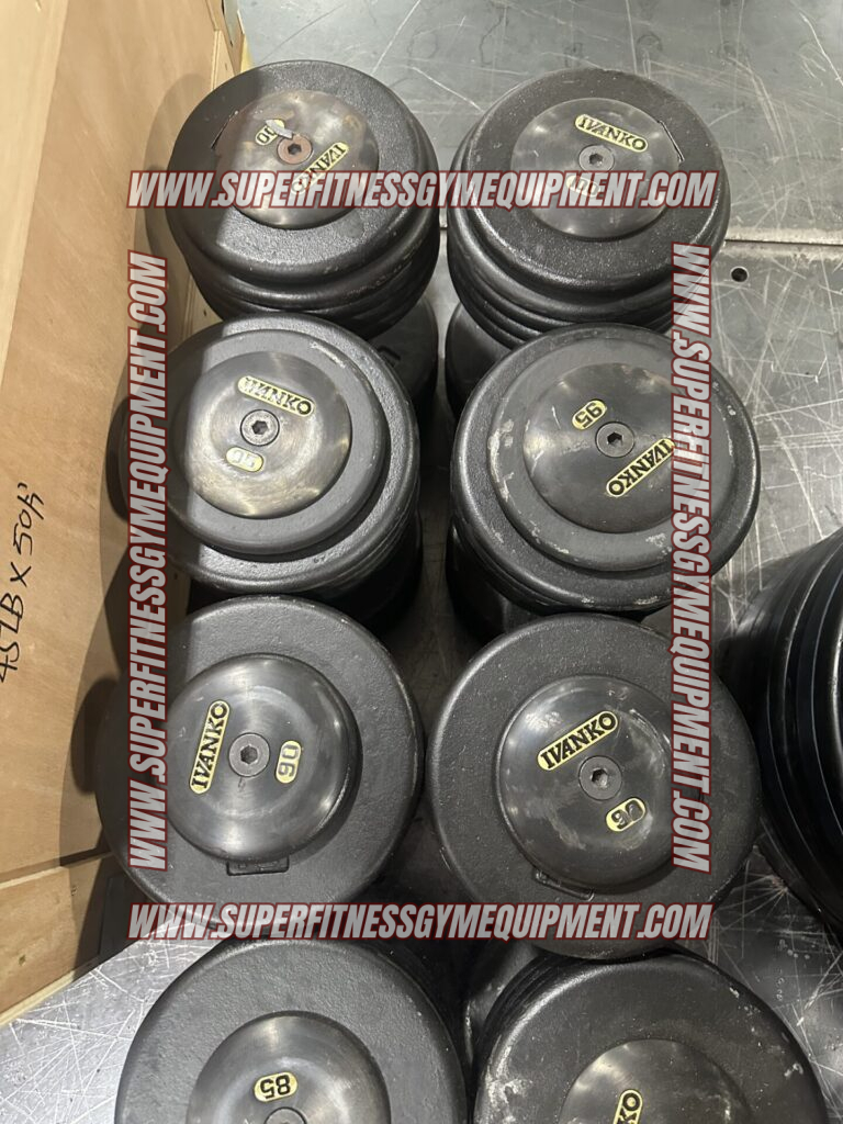 Ivanko Pro Style Dumbbells 60-100 - Superfitness Gym Equipment