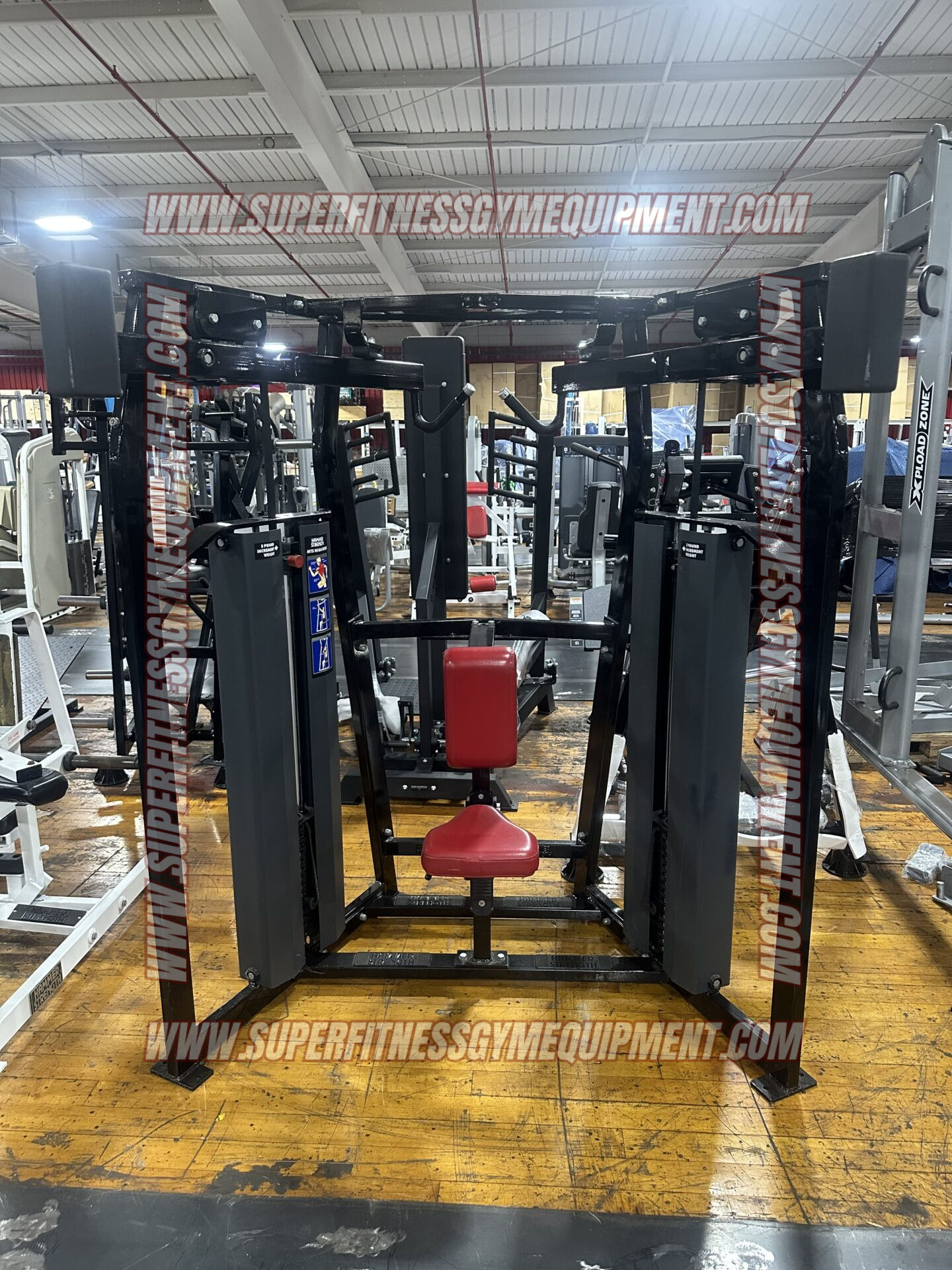 Hammer Strength MTS High Row Black - Superfitness Gym Equipment