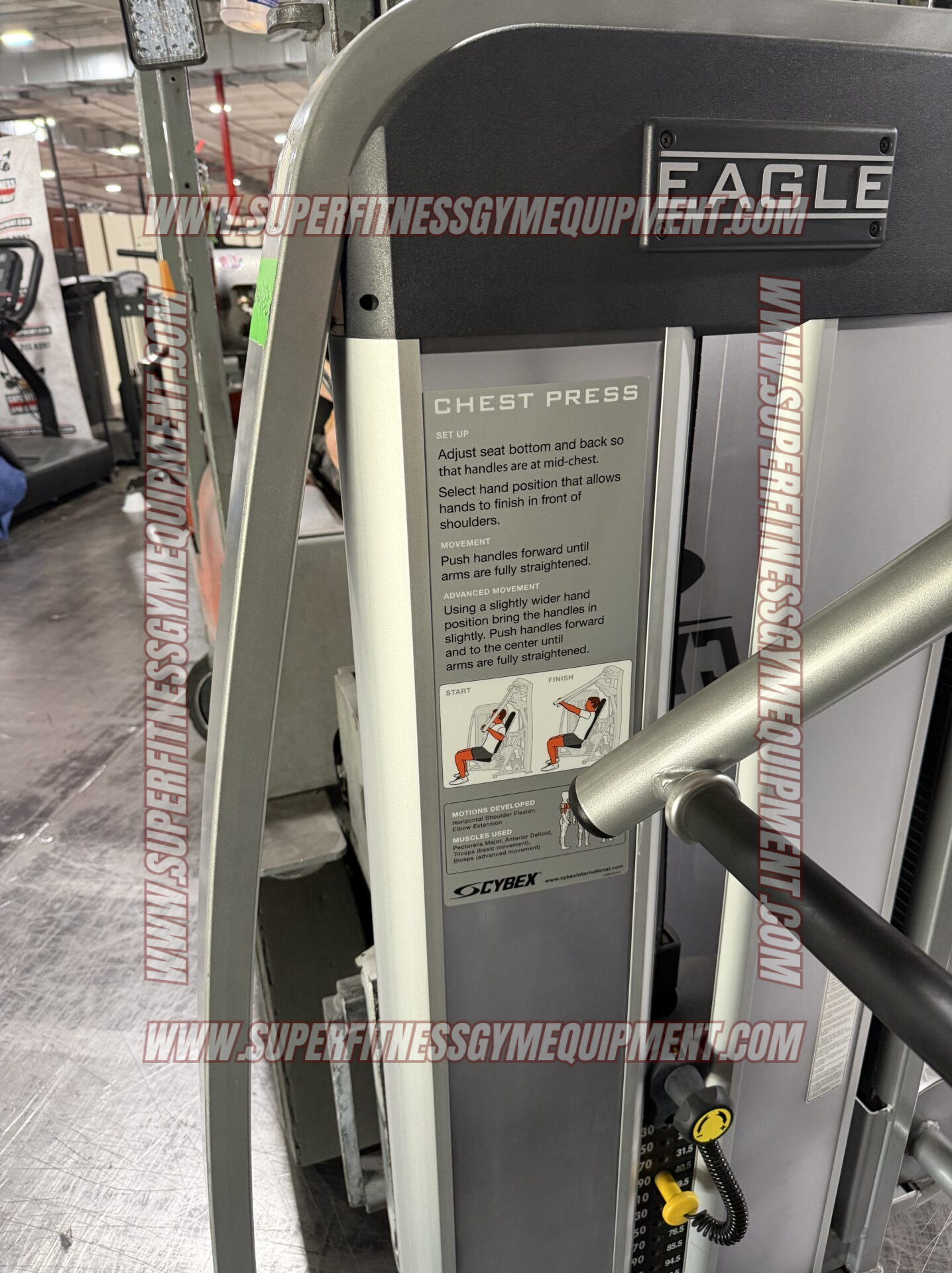 Cybex Eagle Chest Press - Superfitness Gym Equipment