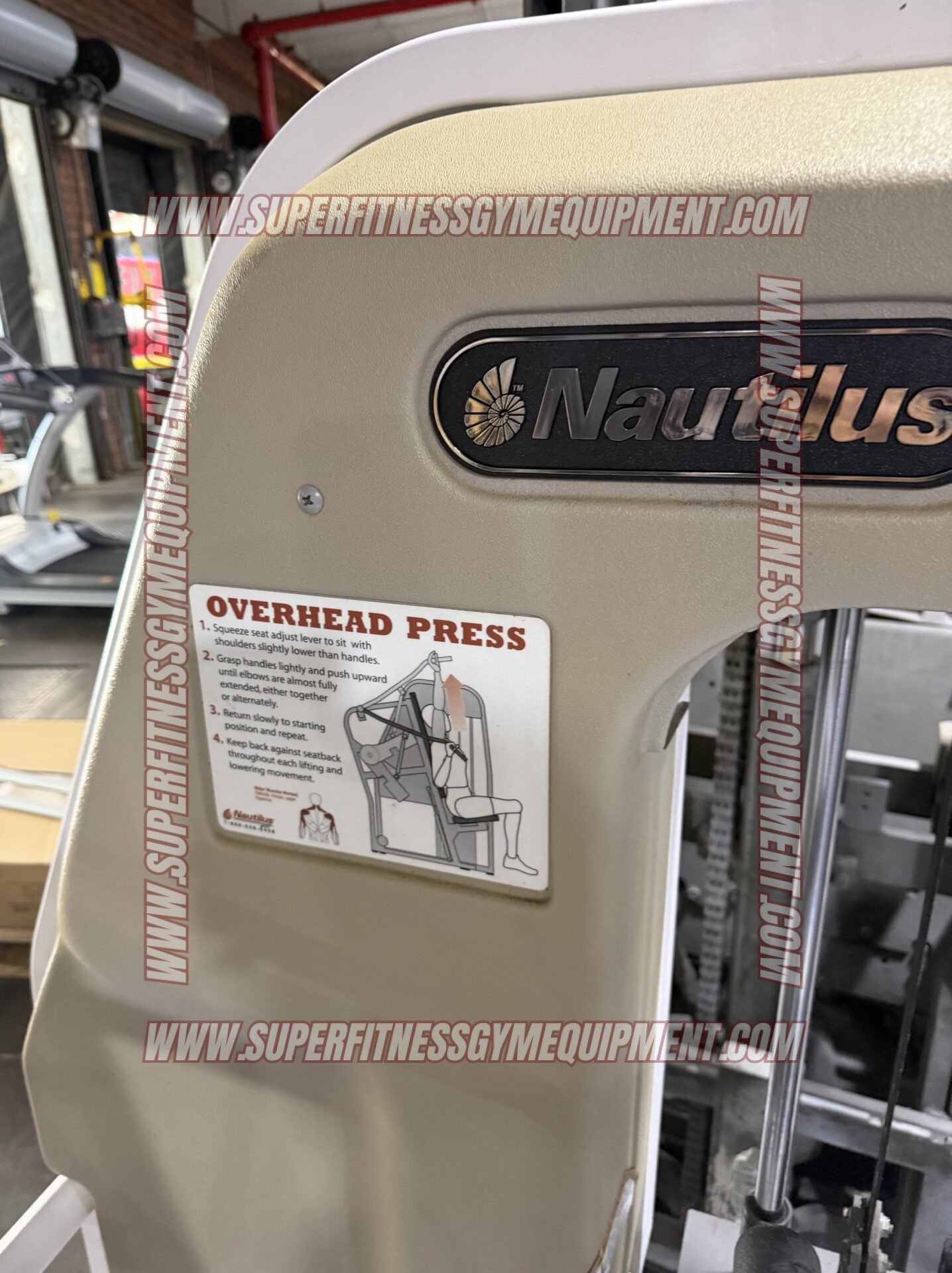Nautilus Overhead Press - Superfitness Gym Equipment