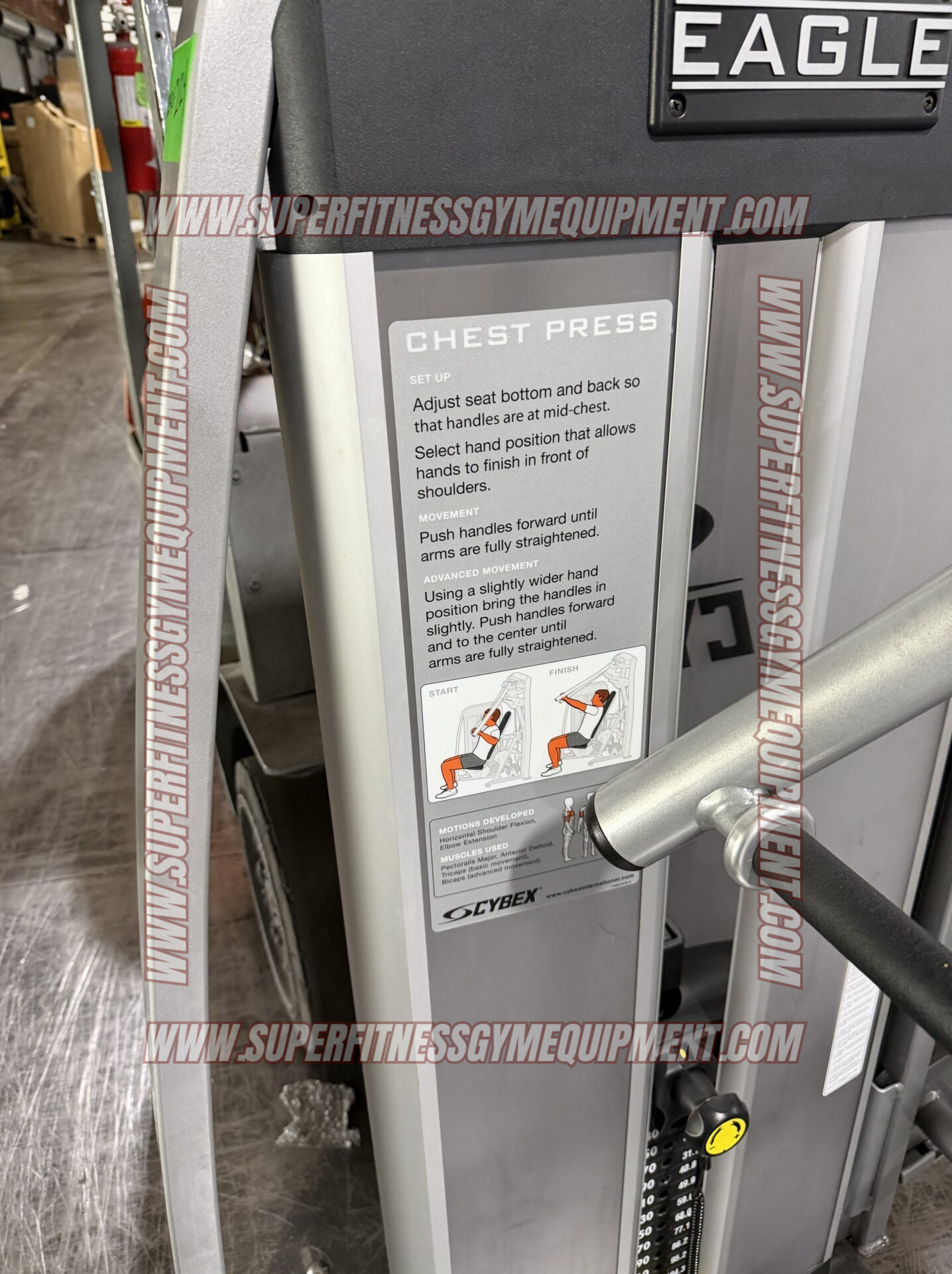 Cybex Eagle Chest Press - Superfitness Gym Equipment