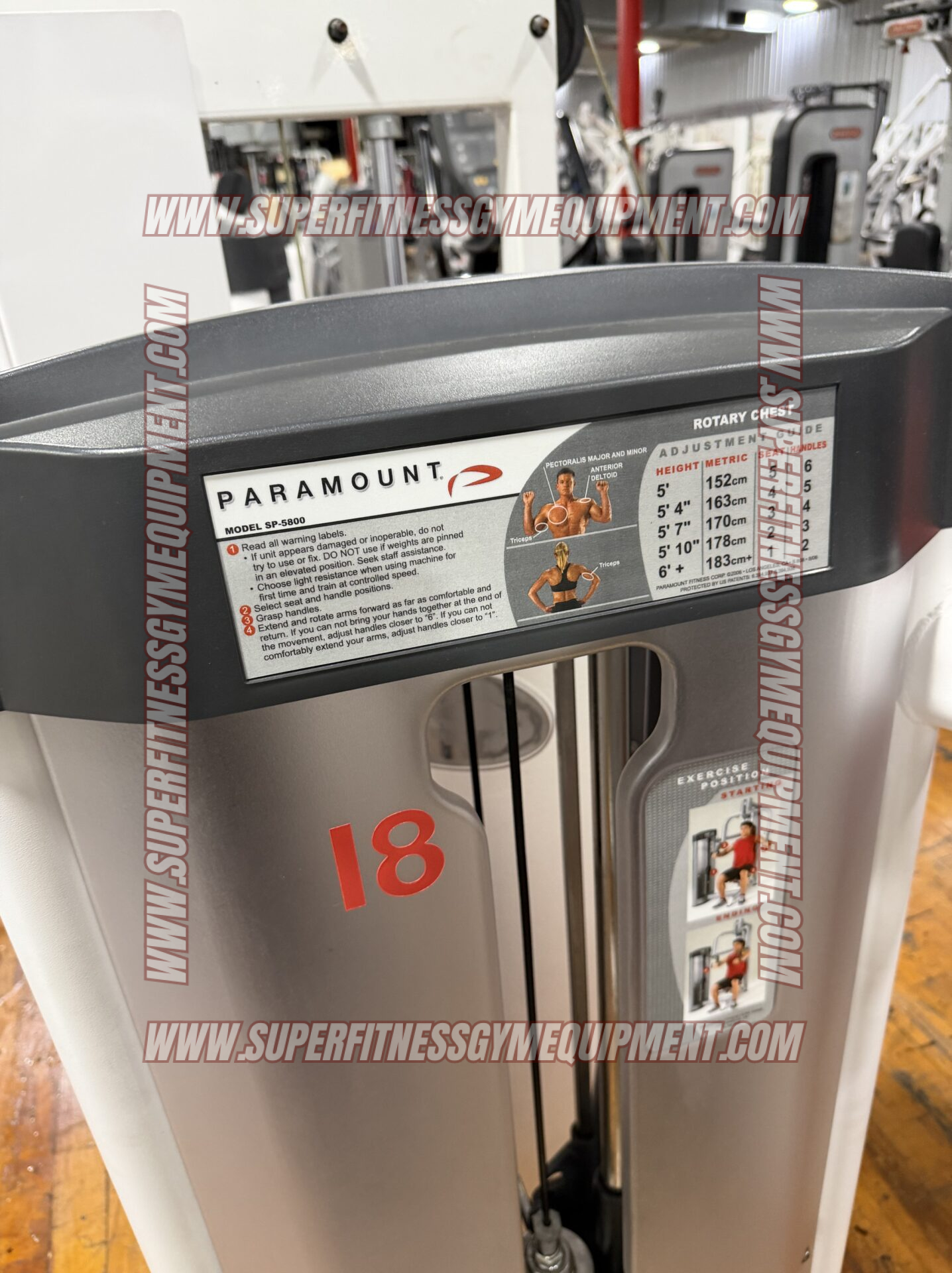 Paramount Rotary chest Press - Superfitness Gym Equipment