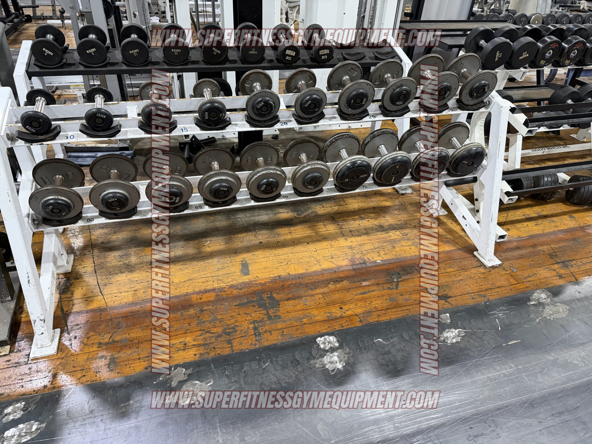 5-50 Pro Style Intek Dumbbells - Superfitness Gym Equipment