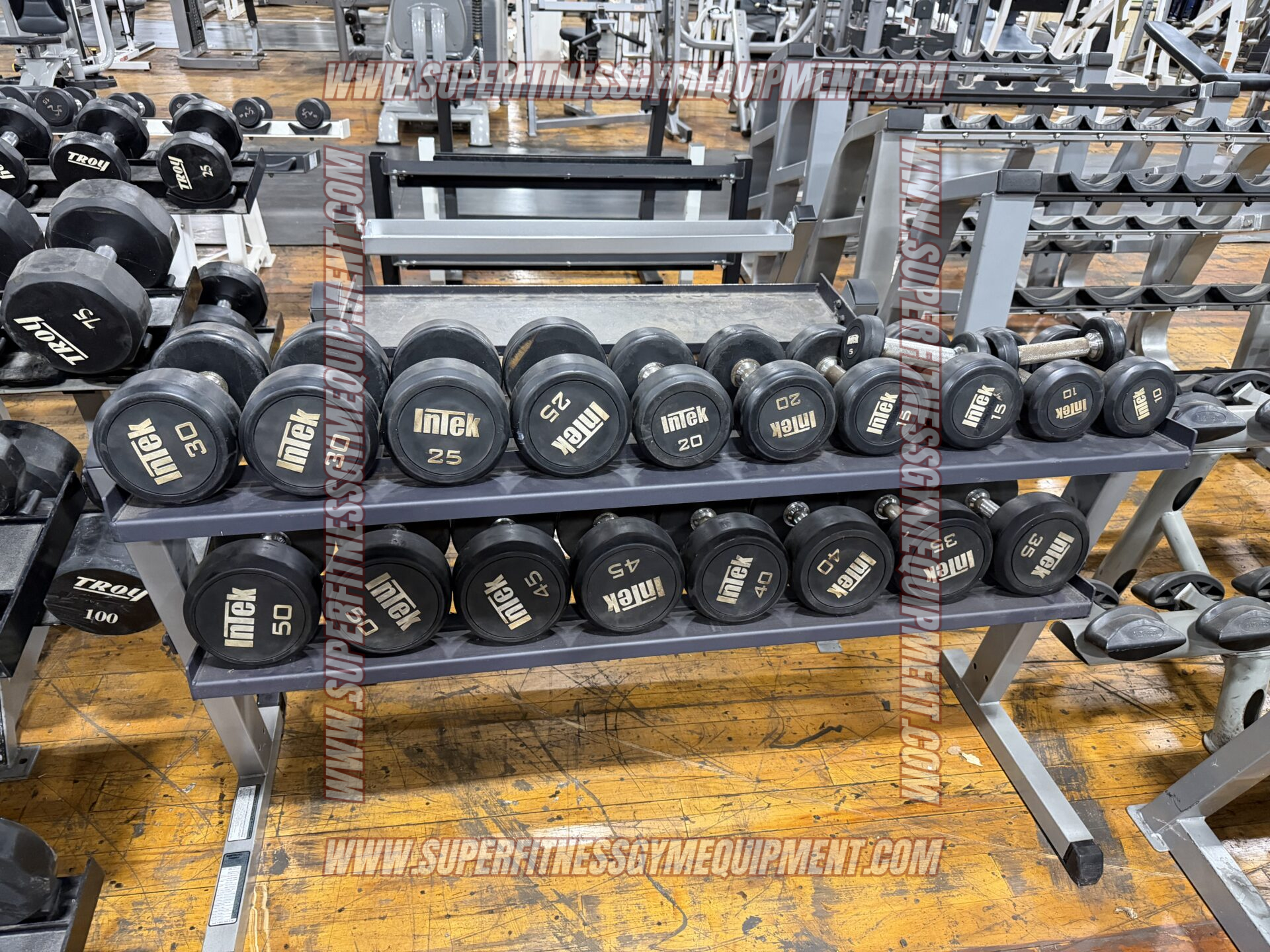Intek 5-50 Dumbbells - Superfitness Gym Equipment
