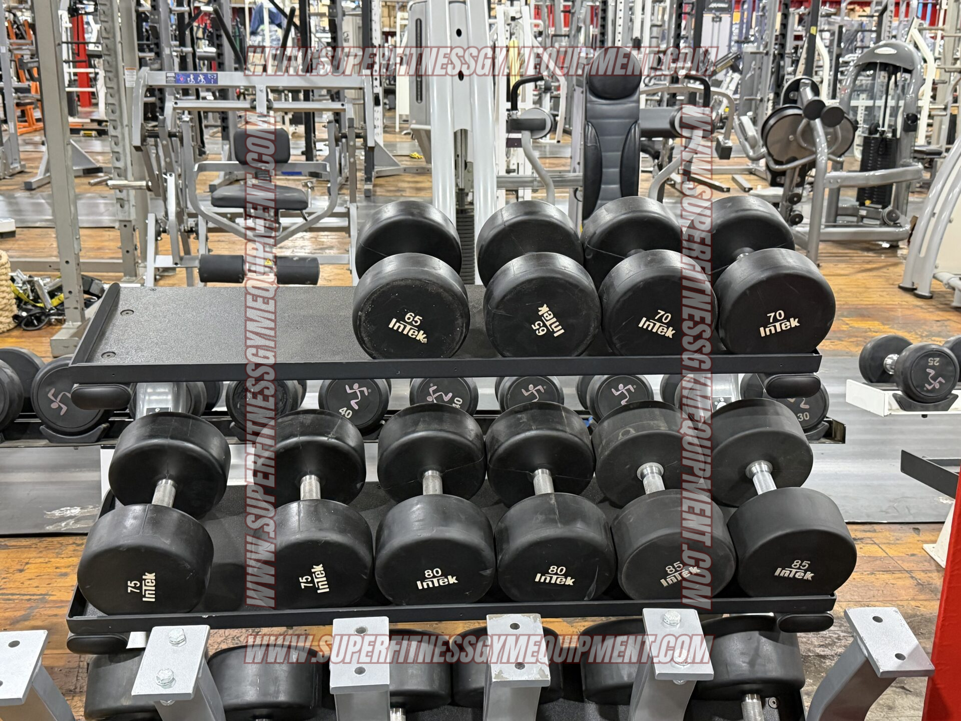 Intek 65-100 Dumbbells - Superfitness Gym Equipment